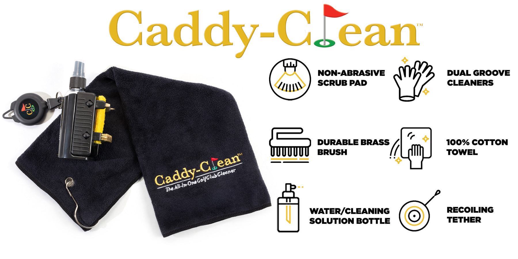 Caddy-Clean The All-in-One Golf Club Cleaner